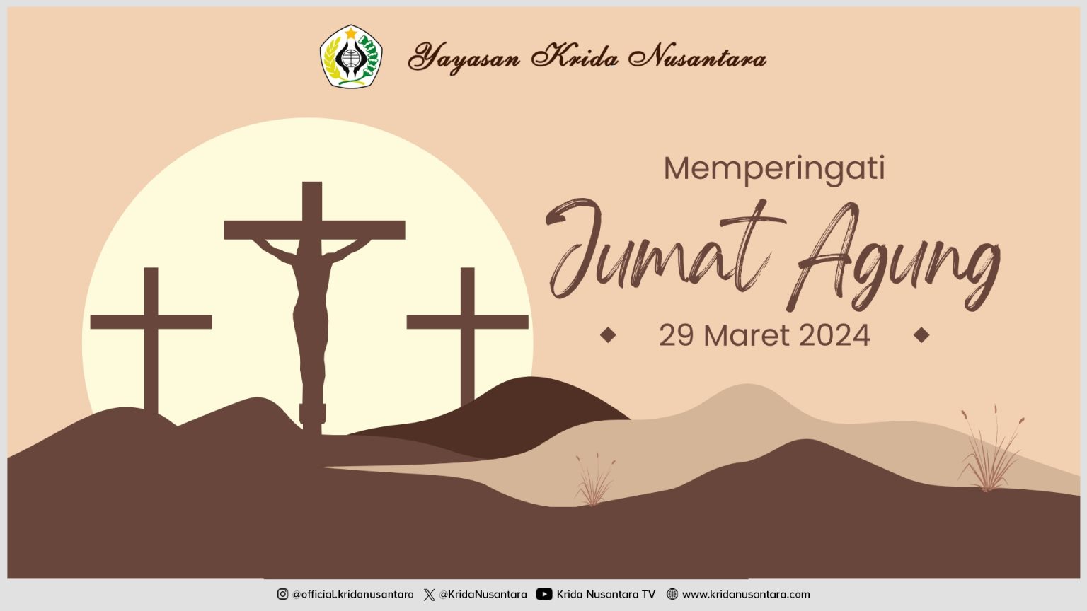 Memperingati Jumat Agung 2024 – Krida Nusantara Memperingati Jumat Agung 2024 – Krida Nusantara